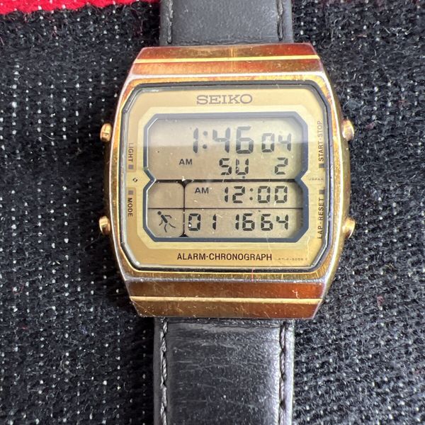 Seiko Alarm Chronograph Running Man A714-5059 READ | WatchCharts ...