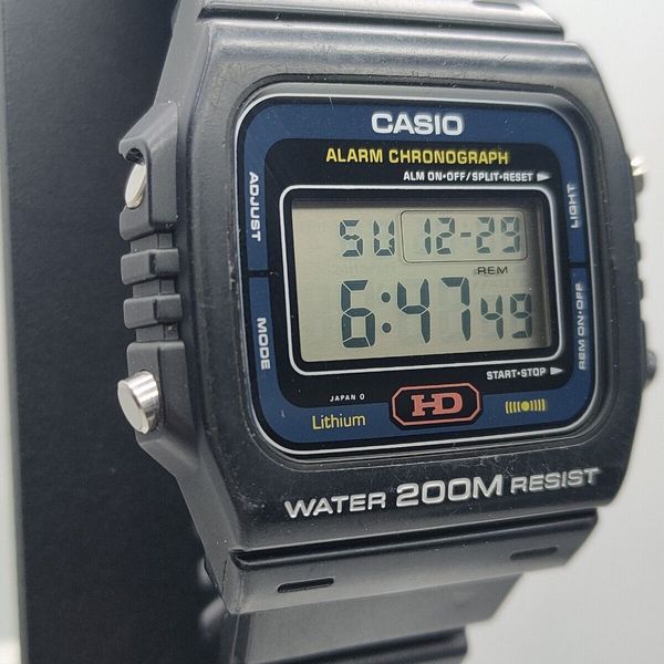 Vintage Casio DW-240 HEAVY DUTY 200M 690 Module (1989) Men Watch RARE ...