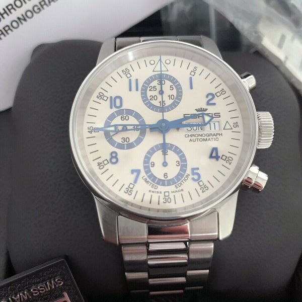 Fortis Flieger Chrono Aviator Automatic 597.20.141 Limited Edition 290/ ...