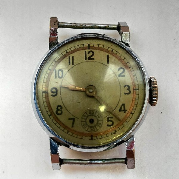 FOND ACIER INOXYDABLE SWISS Made Ladies Watch 15 Rubis VINTAGE Rare ...