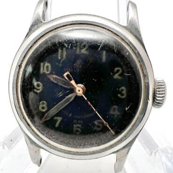 Antique Steel Automatic Military WW2 Mido Multifort Watch | WatchCharts ...