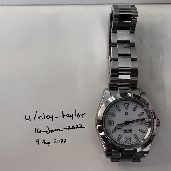 [WTS] Seiko mod white dial explorer I homage | WatchCharts