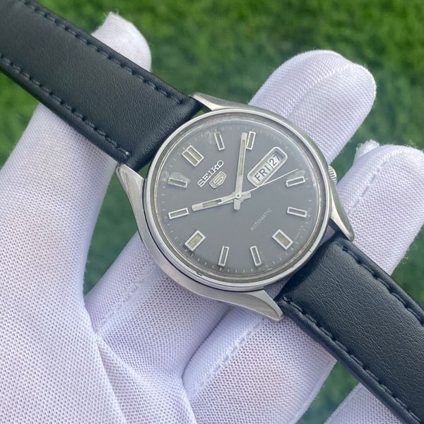 Vintage Seiko 5 Automatic Beautiful Black Dial Japan Made Men Watch 6309-8230 | WatchCharts ...