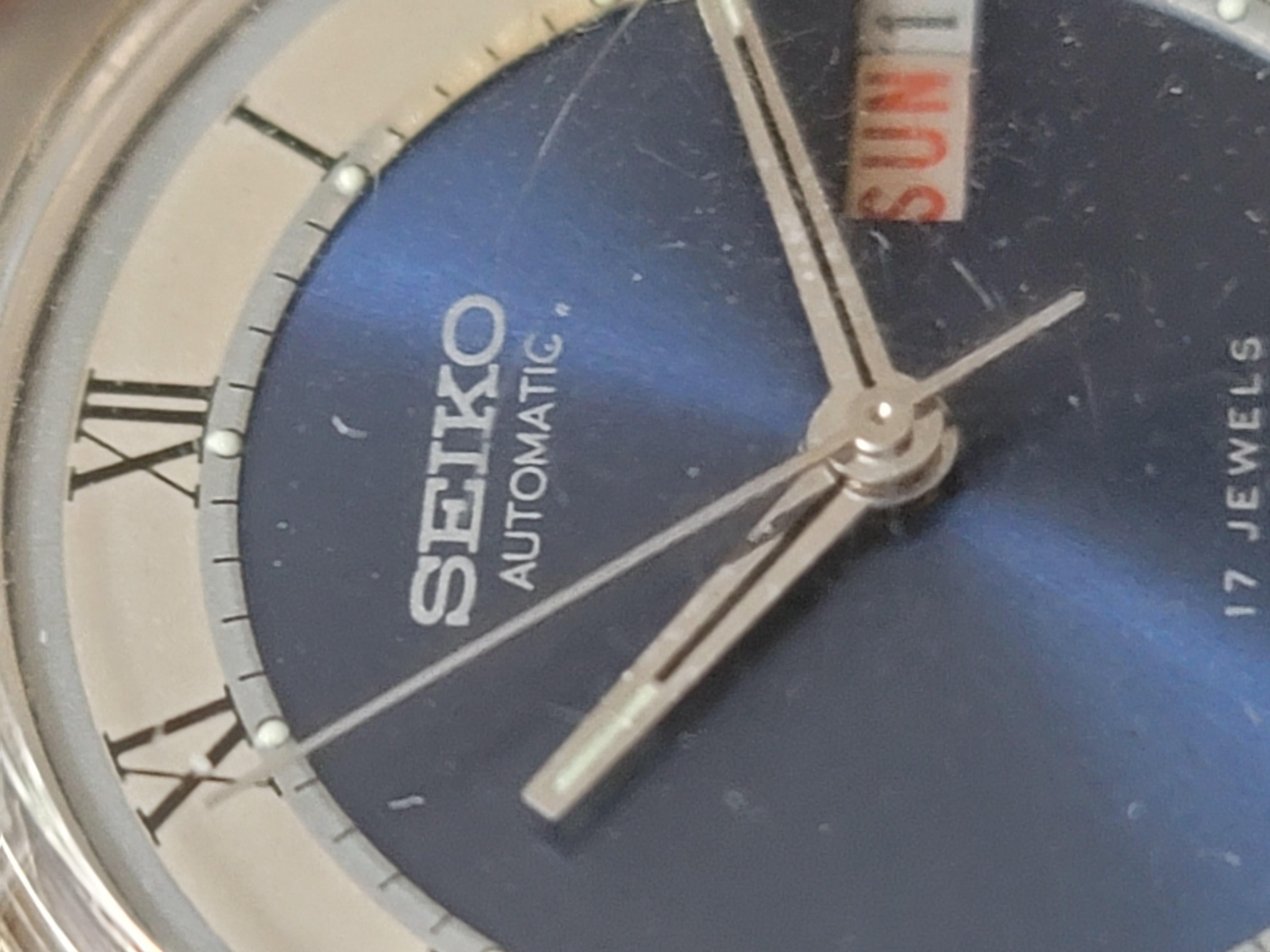 [WTS] Seiko auto japan movement 7006-8029 brilliant blue dial | WatchCharts