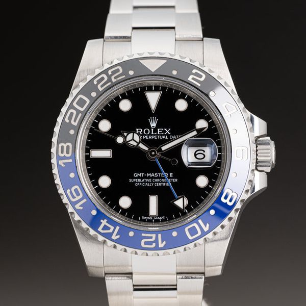 FS: 2016 Rolex 116710BLNR GMT-Master II Batman Oyster Full Set ...