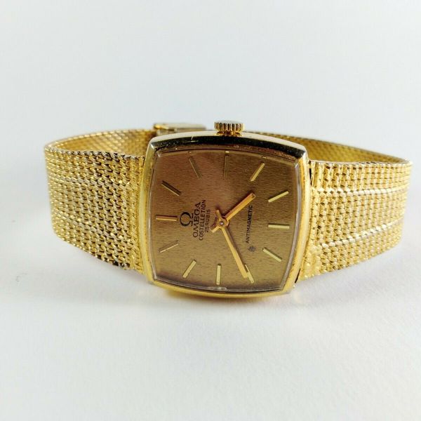 Omega Constellation 25 Rubies Gold Plated 18k | WatchCharts Marketplace