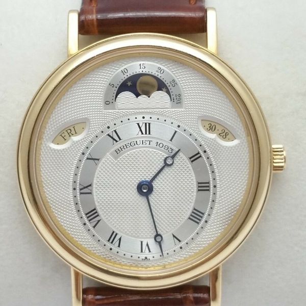Breguet Classique 1093 A 18K Yellow Gold Automatic Ref. 3330 Moonphase ...