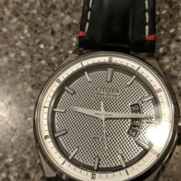 Citizen Eco-Drive Watch J810-S082811 Black Silver Red | WatchCharts ...