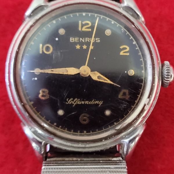 Benrus Vintage Selfwinding-Black Dial Watch | WatchCharts Marketplace