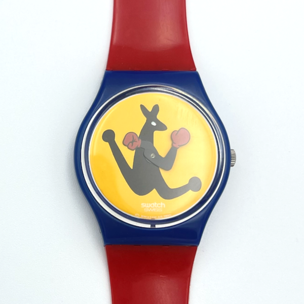 SWATCH [RARE] SPECIAL BOXING BY EDUARDO ARROYO [ BRAND NEW ] GN163 1995 Vintage | WatchCharts ...