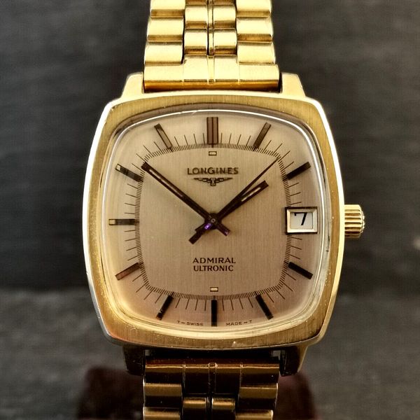 Gents Vintage Longines Admiral Ultronic Watch. Stunning. Fully Working ...