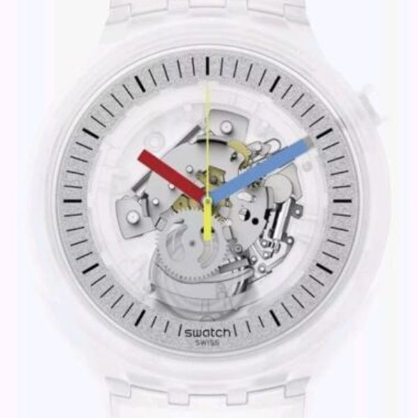 [Swatch] Clearly Bold SB01K100 Transparent | WatchCharts Marketplace