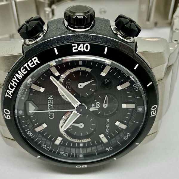 Citizen Men's Watch CA4150-67E Eco Drive Ecosphere Chronograph 47mm ...