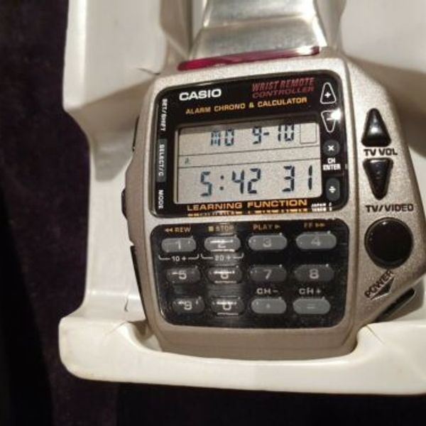 Casio CMD-40 Remote Watch bought from New unworn Rare In Steel Metal ...