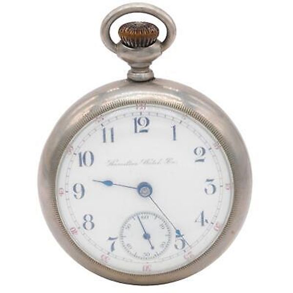 Hamilton Nickel 926 Grade 17 Jewels Pocket Watch NOT RUNNING AS IS ...