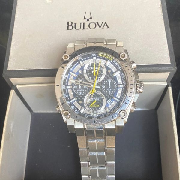 Men's Bulova Precisionist Watch 96B175 Works Great - New Battery ...