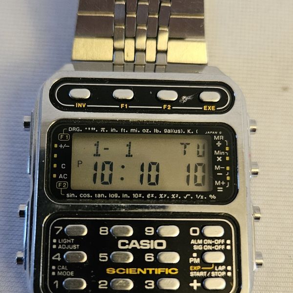1980's Casio CFX-200 Scientific Calculator Watch - 197 Mod - Excellent ...