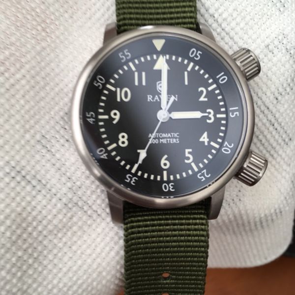 FS Raven Defender - Black Dial - Mint, Complete Package, 42mm SS ...