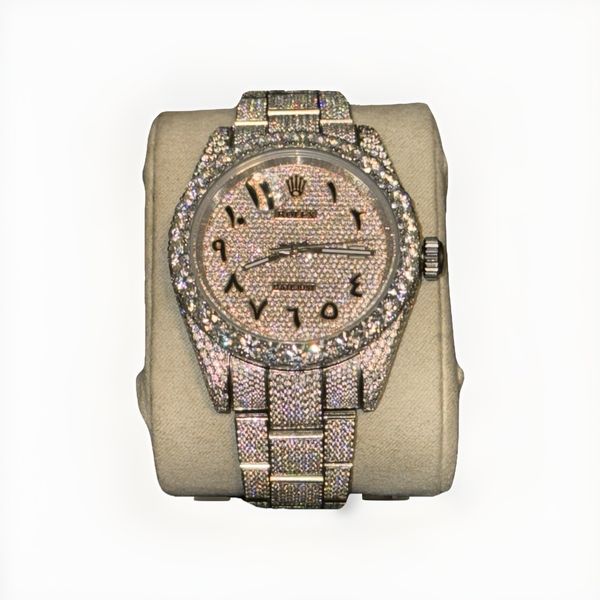Custom Iced-Out Rolex Watch â Fully Bust Down w/ Box | Menâ s Luxury ...