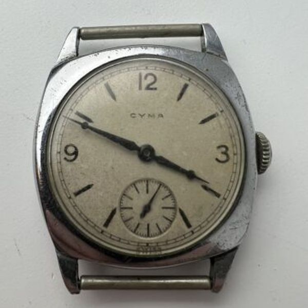 vintage CYMA Mens Wrist Watch 33mm - For Repair | WatchCharts Marketplace