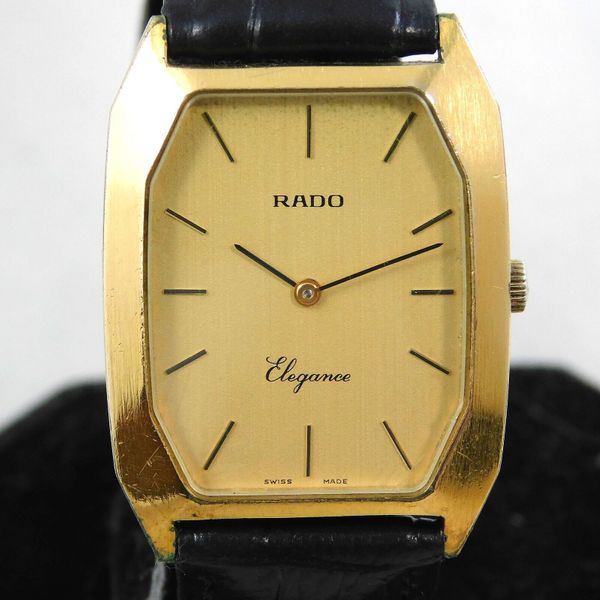 RADO ELEGANCE 396.5049.2 HAND-WINDING MEN'S GOLD VINTAGE WATCH SWISS ...