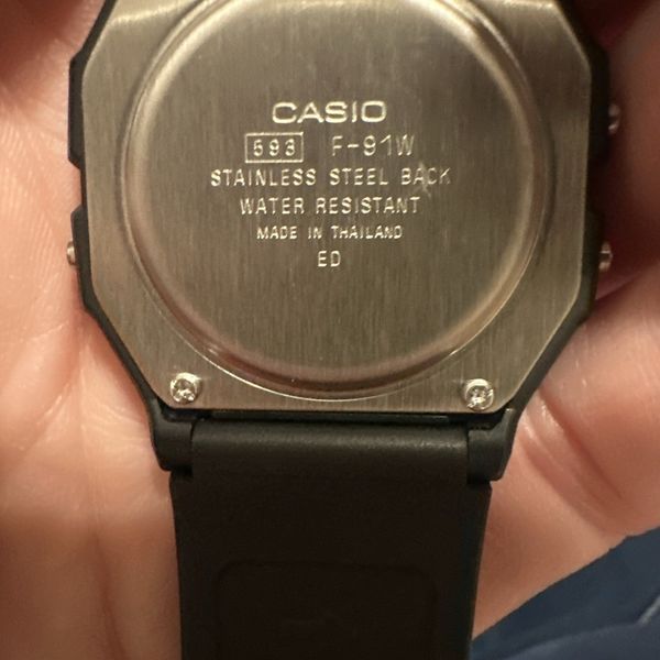 NEW Casio Men's Gray Watch - F-91W-1 | WatchCharts Marketplace