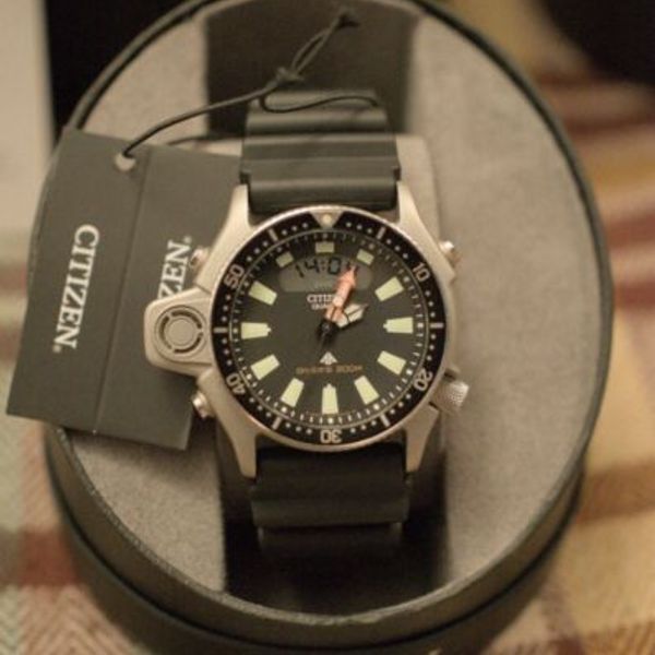 Citizen Aqualand Promaster Black Dive Watch - JP2000-08E | WatchCharts Marketplace