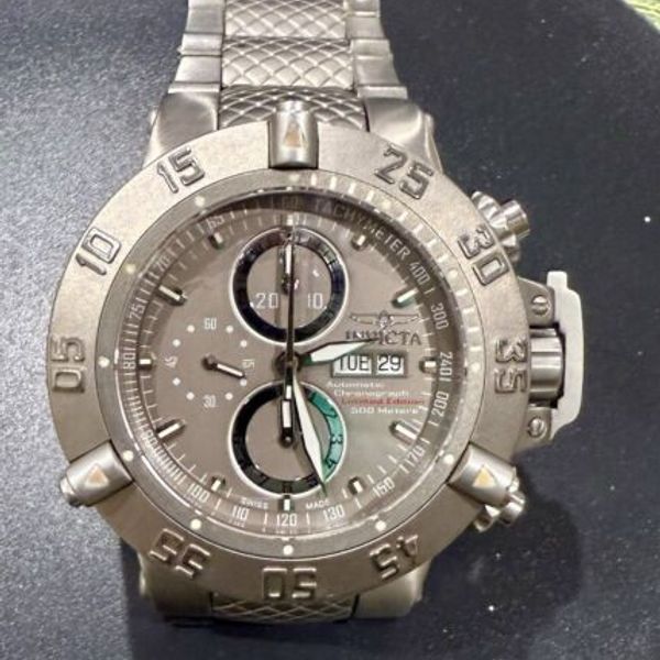Invicta Titanium Subaqua Noma III Limited Edition 038 of 500 Model ...