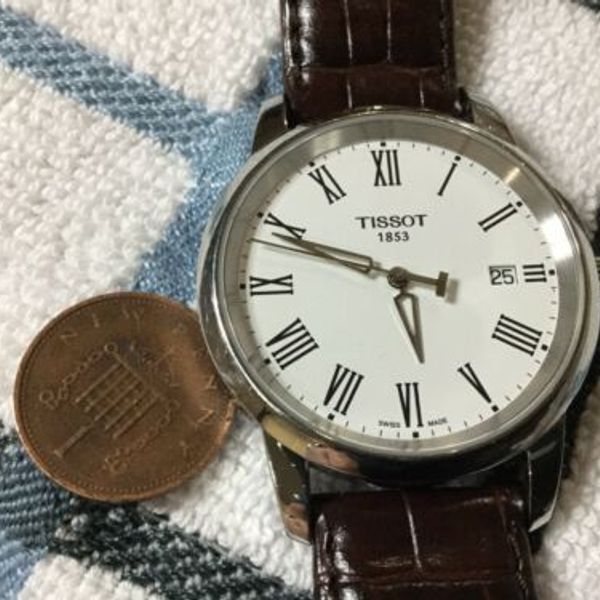 Tissot Men’s Classic Dream Watch. Silver. White dial. T033410B Near ...