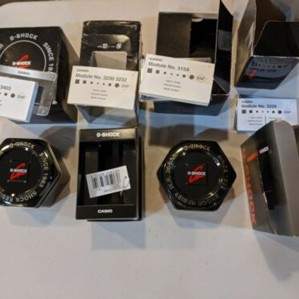 Casio G-Shock Tin Boxes presentation Watch Case Authentic Storage Store ...