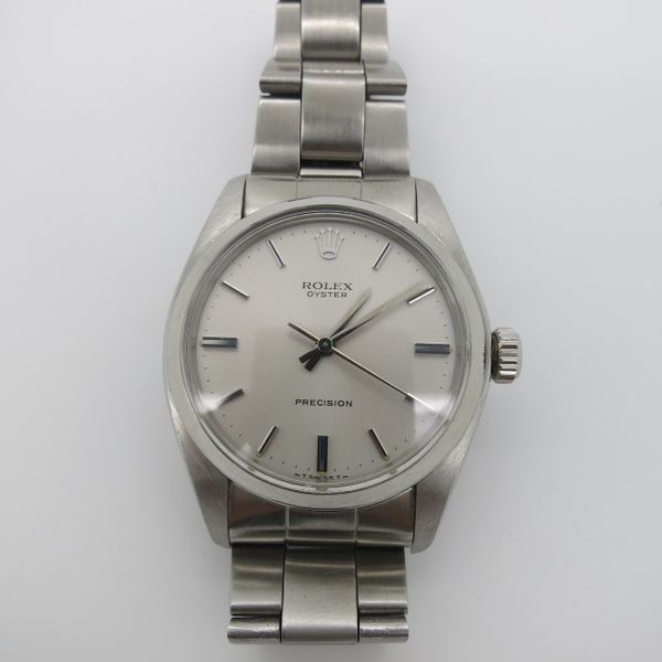 SOLD: Vintage ROLEX Oyster Precision 34mm Manual Wind | WatchCharts ...