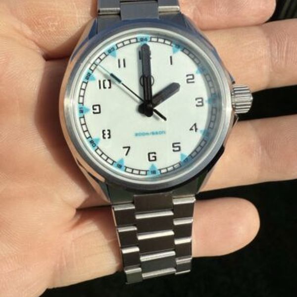 ZELOS SWORDFISH FIELD 38MM SS 'FROST' | WatchCharts Marketplace