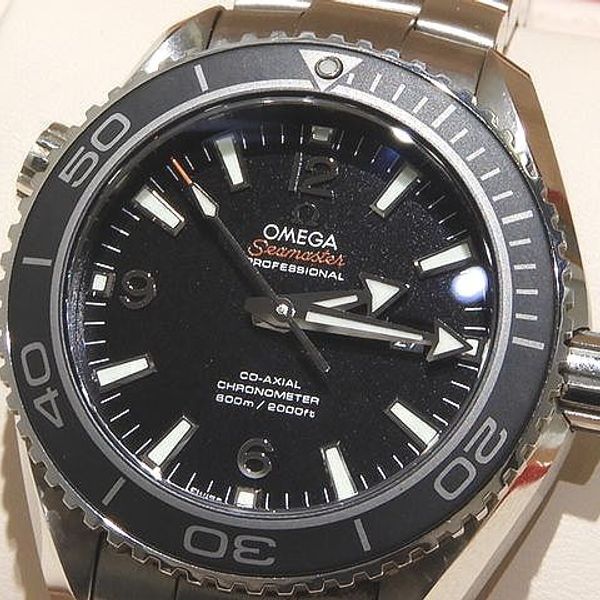 Good Condition Omega Automatic Watch ☆ Seamaster Planet Ocean Silver SS ...