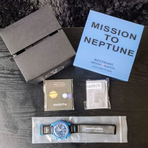 Omega x Swatch Moonswatch - Mission To Neptune Watch | WatchCharts ...