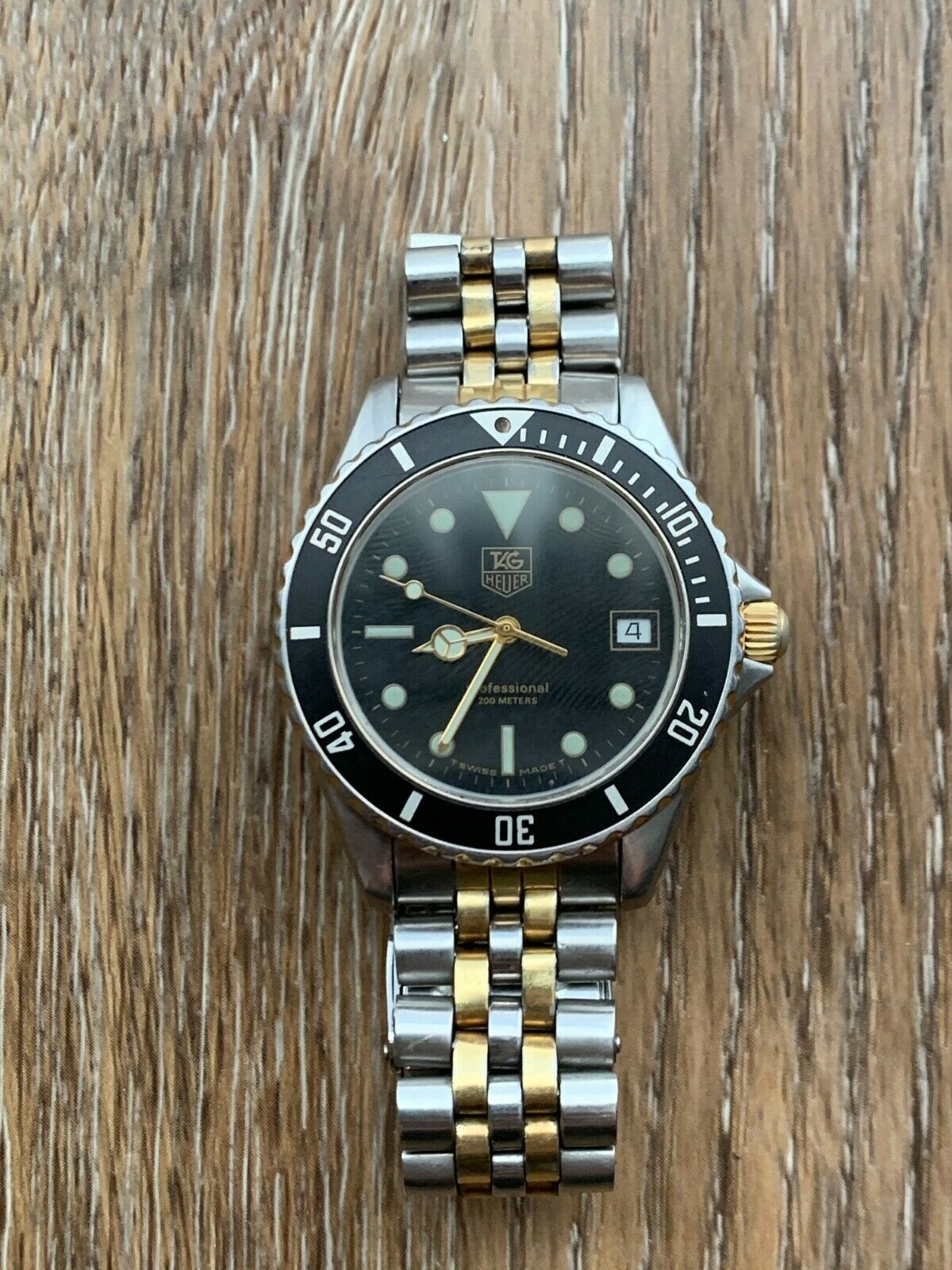 Vintage Tag Heuer 1000 Professional 980.020D 200M Swiss Quartz Men's ...