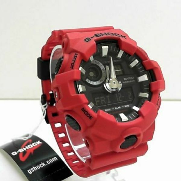 New Casio G-Shock GA-700-4A Ana Digi World Time Watch | WatchCharts ...