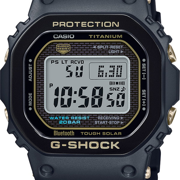 Casio G-Shock Titanium Case & Band GMWB5000TB-1 Screw Lock Back ...