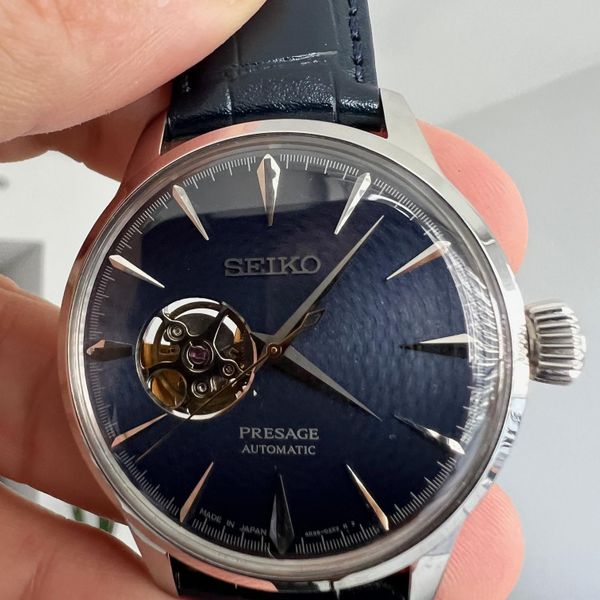 [WTS] New SEIKO Presage Cocktail Time Blue Moon Open Heart Model ...