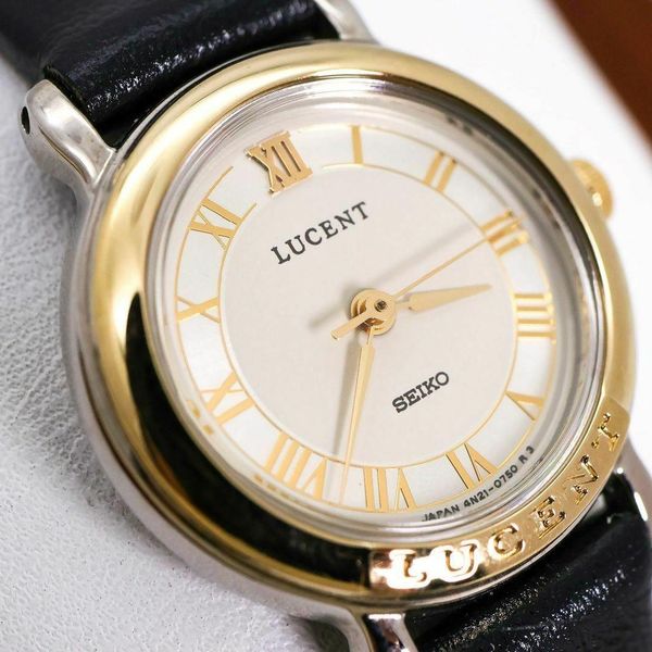 Operation Seiko Lucent Watch Logo Bezel Ladies Battery T | WatchCharts Marketplace