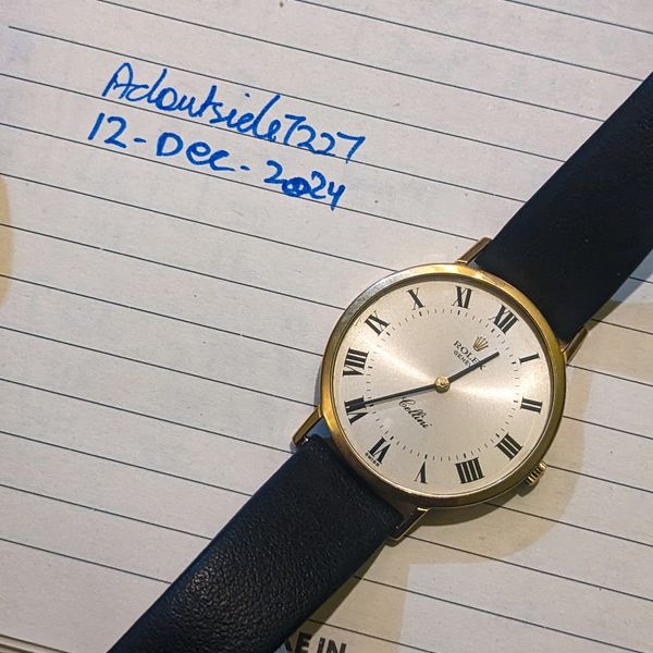 [wts] Rolex Cellini ????solid Gold 18kt Gold 4122 in just 3100$ shipped ...