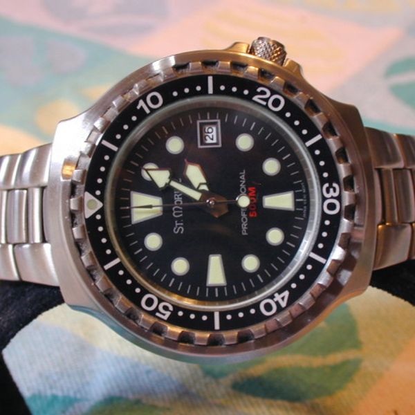 SOLD St. Moritz Shrouded Diver | WatchCharts Marketplace