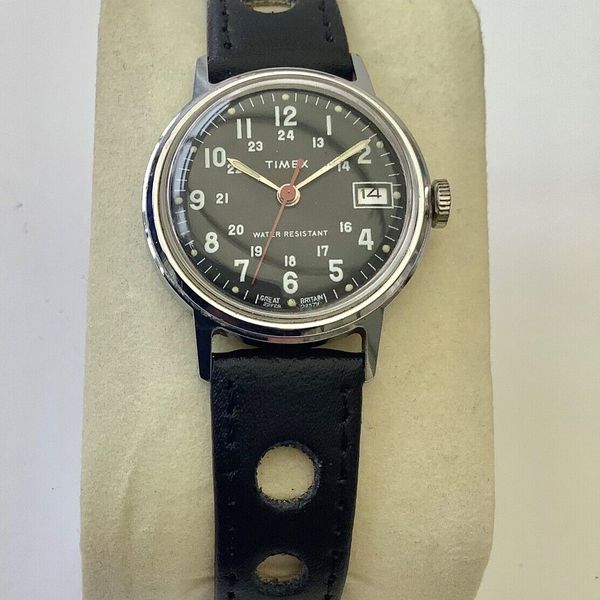 VINTAGE MECHANICAL TIMEX MILITARY STYLE WATCH 1979,WORKING ...