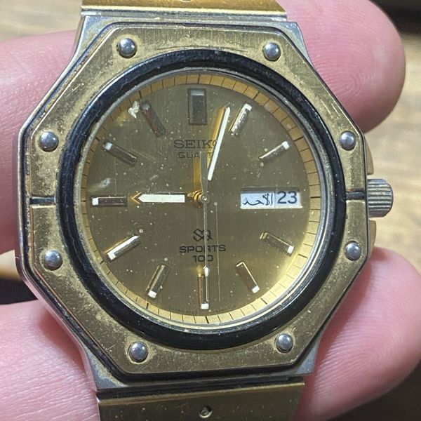Seiko Sports 100 Aerobic Date Rare Watch | WatchCharts Marketplace