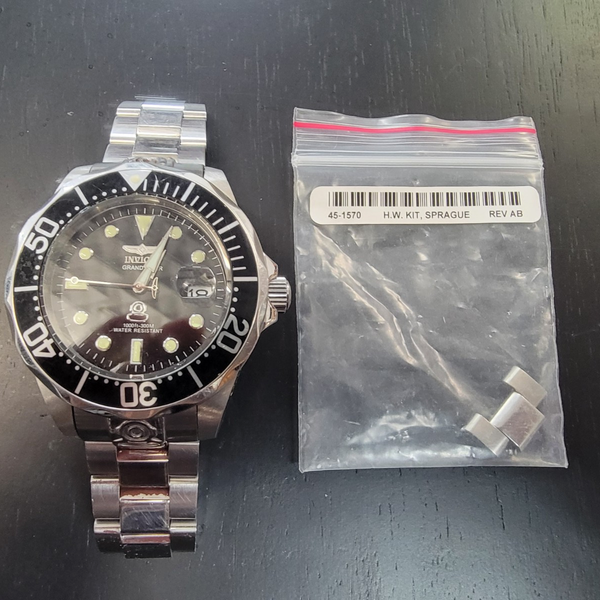 Invicta Pro Diver Grand Diver Automatic 3 Hand Black Dial Men's Watch ...