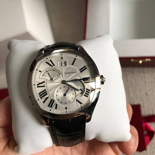 FSOT: Cartier DRIVE DE CARTIER, LARGE DATE, RETROGRADE SECOND TIME ZONE ...