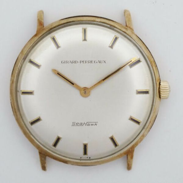 Girard Perregaux Seahawk Vintage Heavy Gold Filled Mens Watch ...