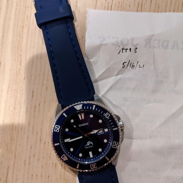 [WTS] Casio Duro Blue MDV106B with Extra Strap | WatchCharts