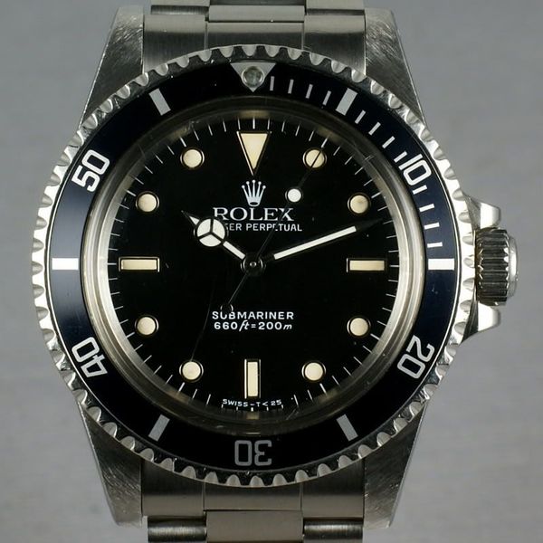 Rolex Submariner Dial Ref: 5513 WG surrounds with sales receipt and box ...