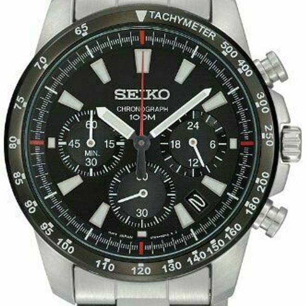 SEIKO Chronograph SSB031PC Men's Watch JAPAN OFFICIAL IMPORT ...