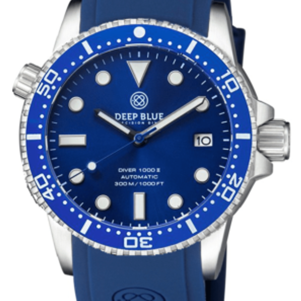 Deep Blue Diver 1000 Foot Diver Automatic Dive Watch Generation 2 D1 ...